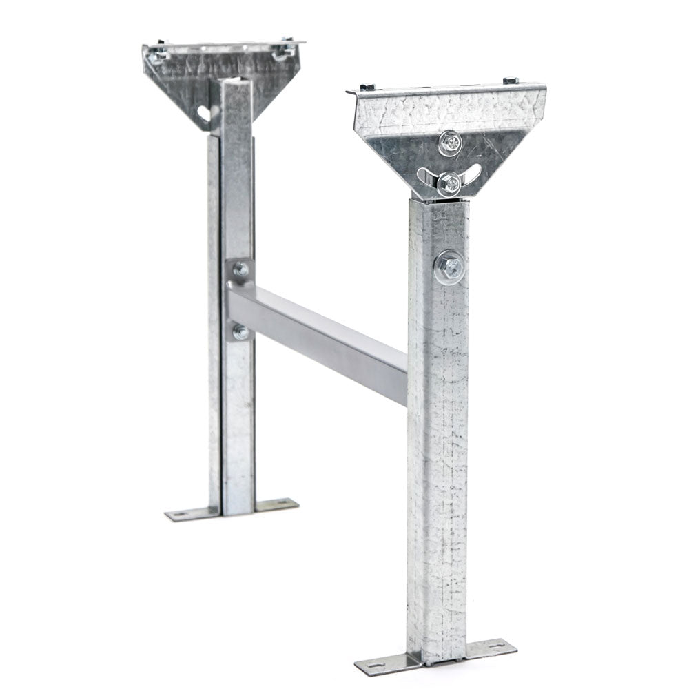 "H" Type Permanent Floor Supports — GravityConveyor.com